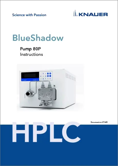 KNAUER Pumps | Manuals & Guides