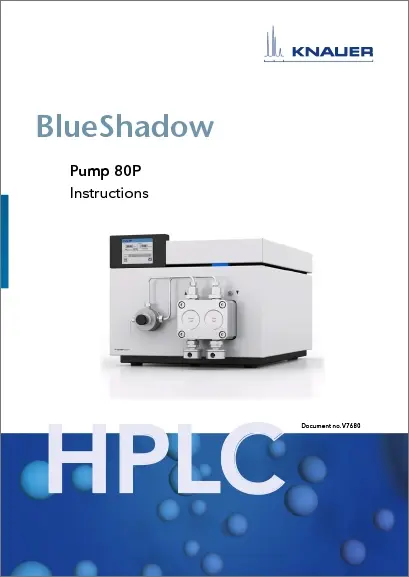 KNAUER Pumps | Manuals & Guides